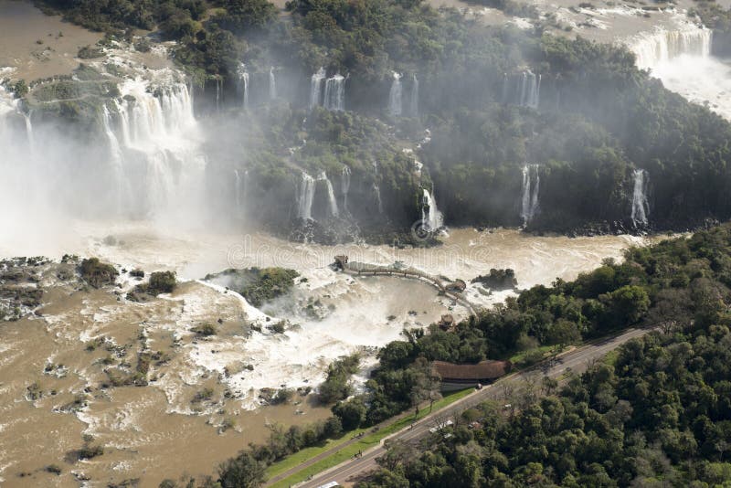 Iguacu Waterfall stock image. Image of rainforests, conservation - 4819277