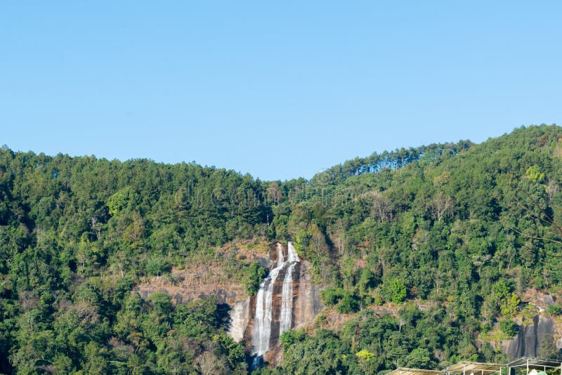 A Waterfall on Doi Inthanon Stock Image - Image of valley, hill: 206098719