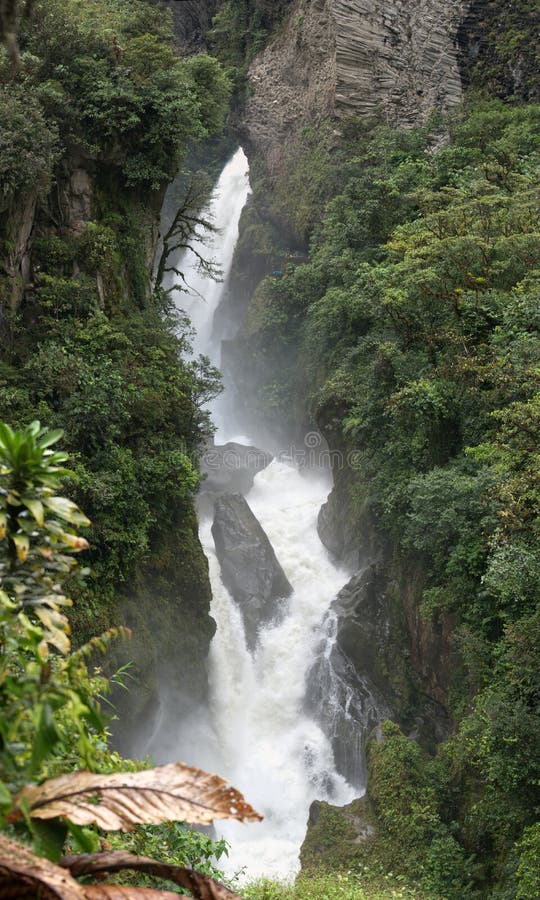 Waterfall in Amazonia stock image. Image of tree, amazonia - 14427553