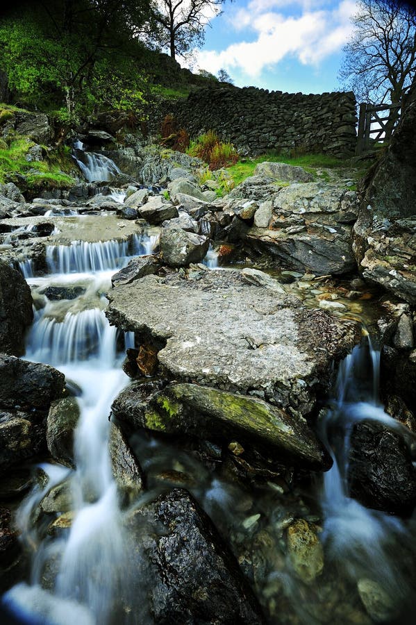 Waterfall stock photo. Image of blue, park, angle, stone - 31474236