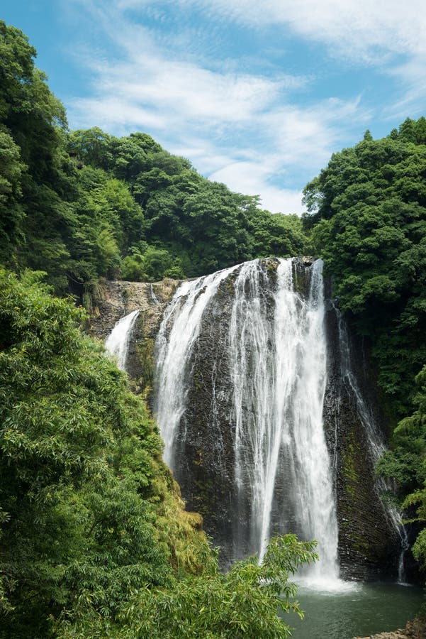 Waterfall in Back of Forest Stock Image - Image of water, stream: 166945667