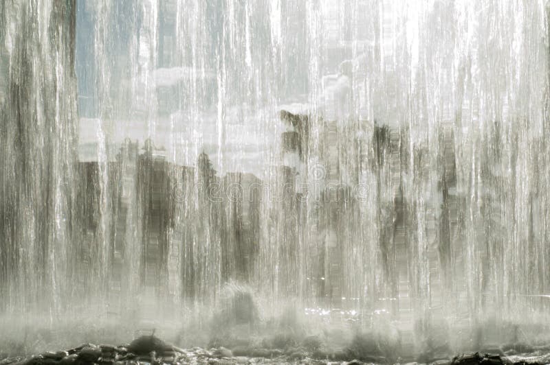 Teal Waterfall stock photo. Image of beautiful, blue - 60825512