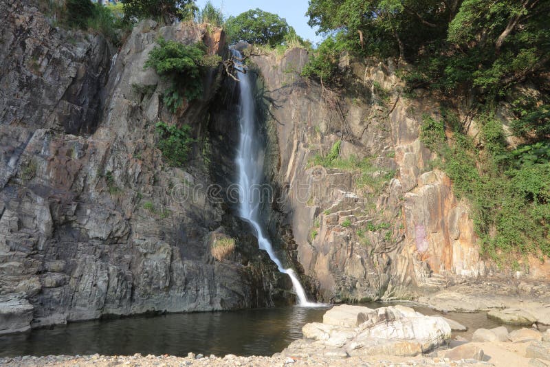 Waterfall Bay Park,hk stock image. Image of boat, vessel - 60230519