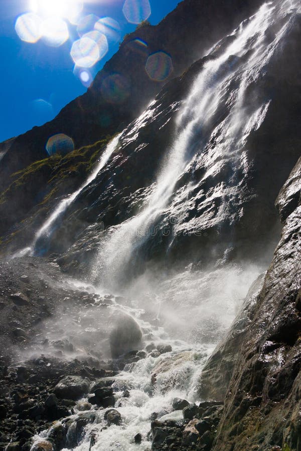 Waterfall stock photo. Image of park, tree, jungle, nature - 37398492