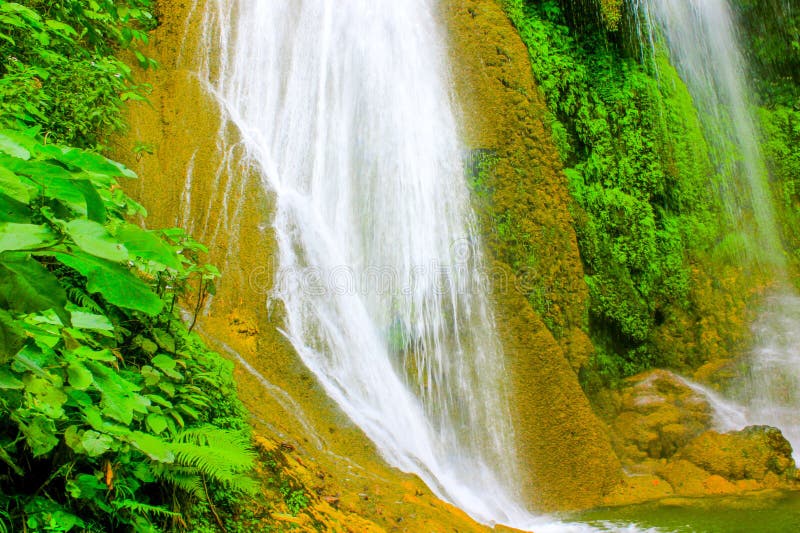 Waterfall in Cuba stock photo. Image of west, natural - 63008832
