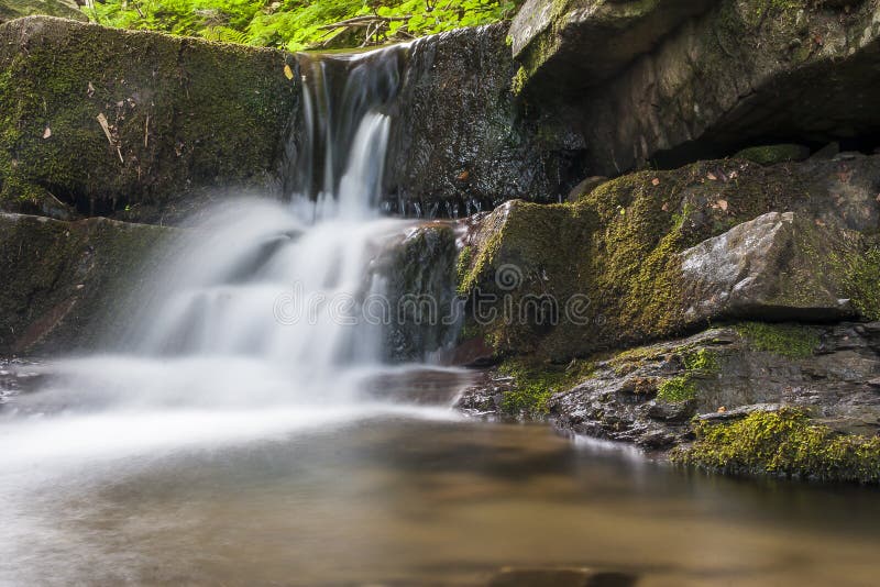 Rushing Waterfalls at High Falls State Park in Georgia Stock Image ...