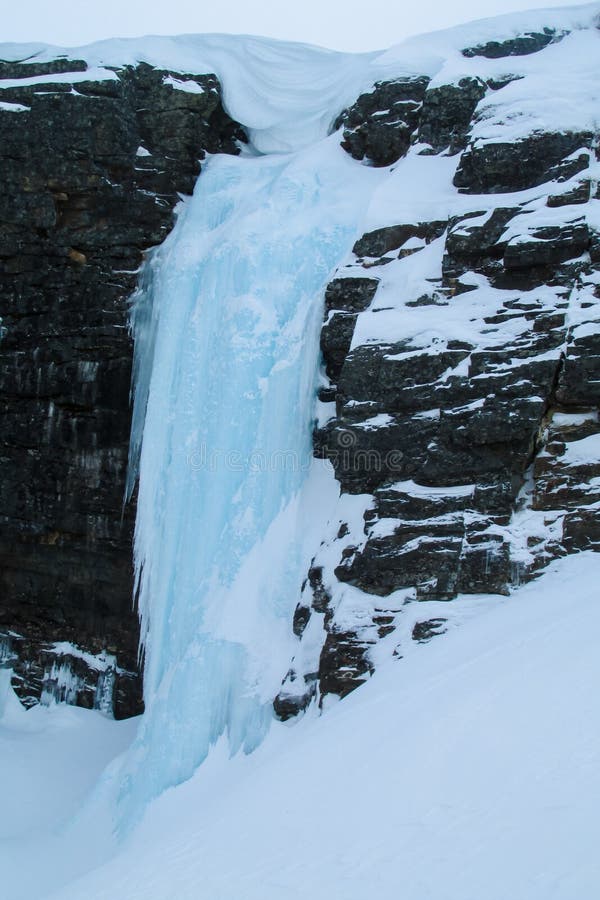 Waterfall ice stock photo. Image of hoar, frosty, scenery - 236141880