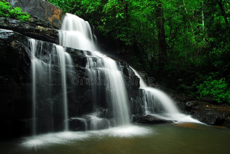 Waterfall stock image. Image of lake, river, freshness - 19429843