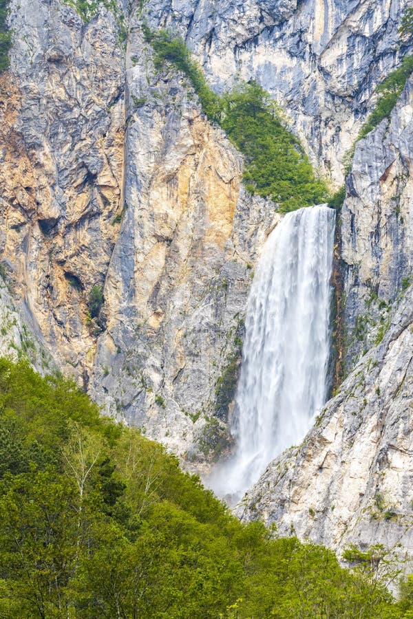 Boka Falls stock photo. Image of waterfal, waterfall, high - 10712