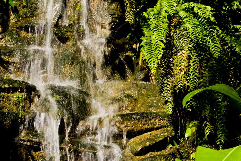 Waterfall in bright sun stock photo. Image of cascade - 30561244