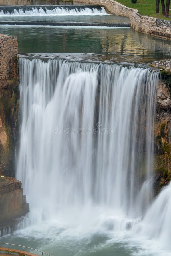 Waterfall Cascade Detail in Natural Environment Stock Image - Image of ...