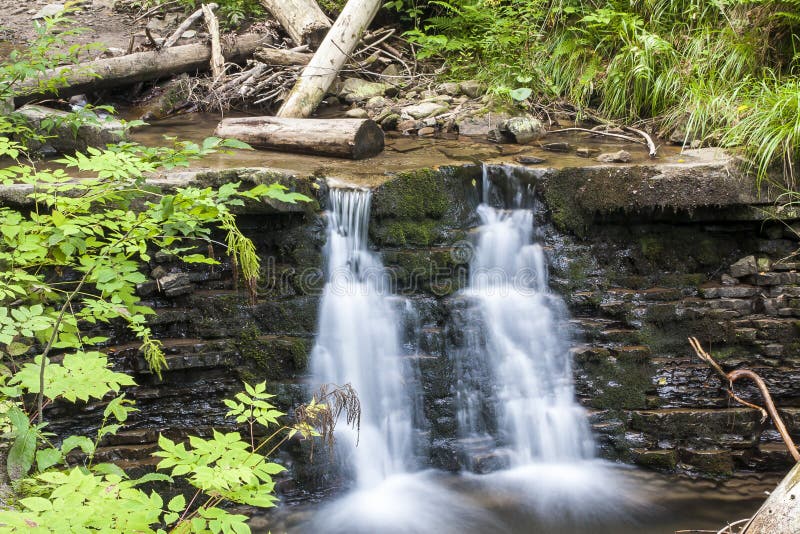 Waterfall stock photo. Image of waterfall, view, beautiful - 67369616