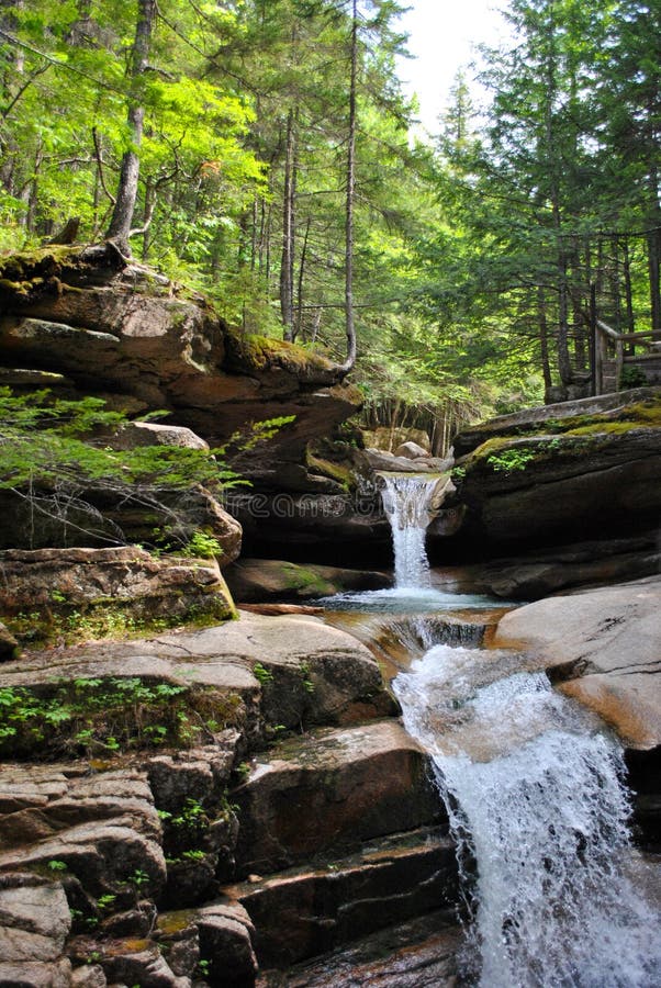 Waterfalls, Two Levels stock photo. Image of spring - 111744700