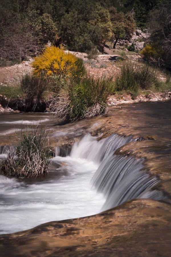 Waterfall at Castril Spain stock image. Image of nature - 75235735