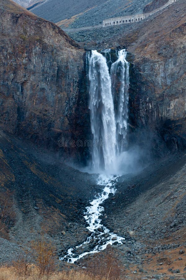 Waterfall in the Changbai Mountain Stock Photo - Image of coast, autumn ...