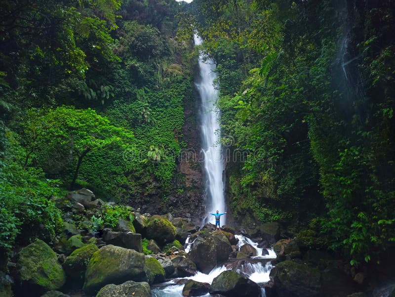 Waterfall Ciparay Bogor Indonesia Editorial Photography - Image of ...