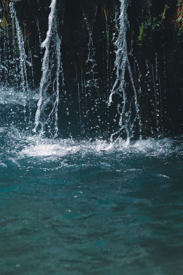 Waterfall Clear Water, Beautiful Nature Stock Photo - Image of fresh ...