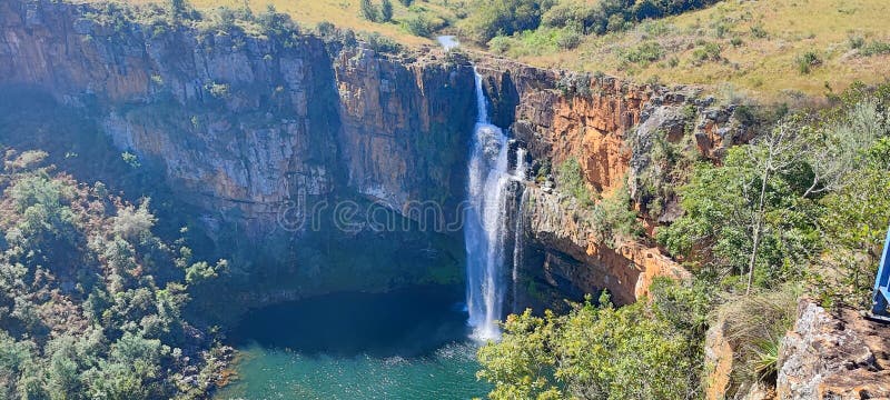 Waterfall - Cliff - Valley - River - Rocks Stock Image - Image of ...