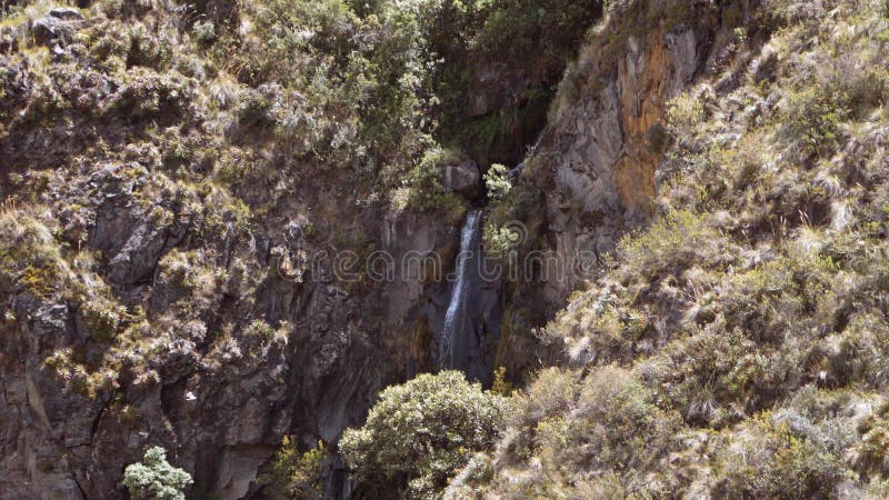 Waterfall from a cliff stock photo. Image of america - 203937922
