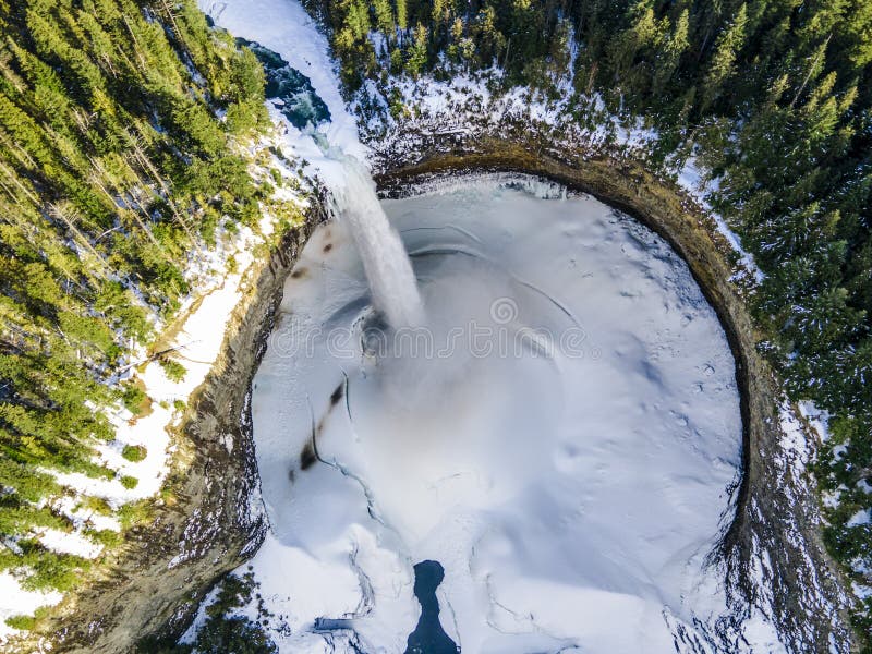 Waterfall And Cliffs, Springbrook, Australia Stock Image - Image of ...