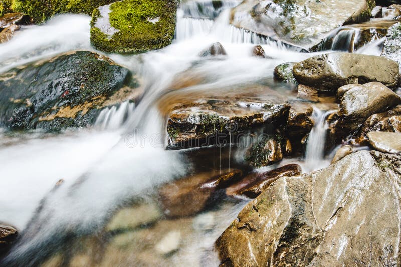 Waterfall close up stock image. Image of carpathian, cool - 92819179