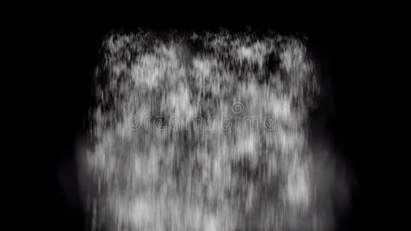 Waterfall Close View View. Waterfall with Alpha Channel. Waterfall Loop ...