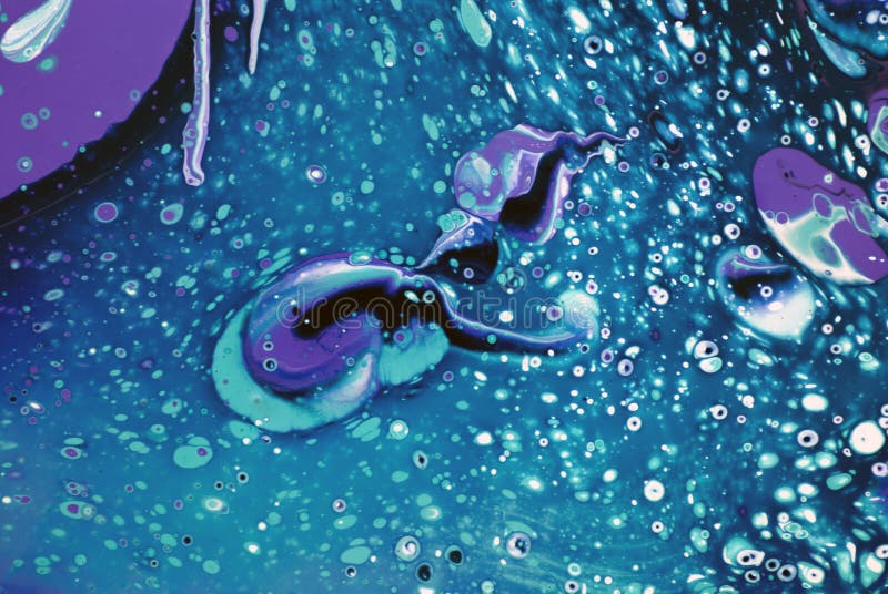 Waterfall Color Texture Blue Pink White Gray Background Acrylics Paint ...