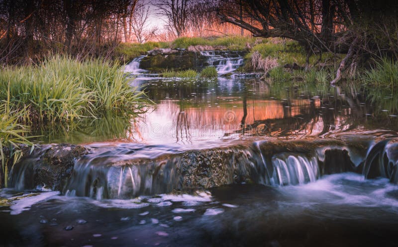 Waterfall Colors stock photo. Image of county, waterfalls - 91146540