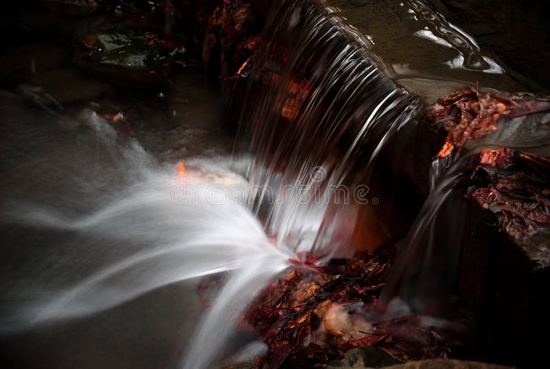 Waterfall coming down stock photo. Image of forest, motion - 14454994