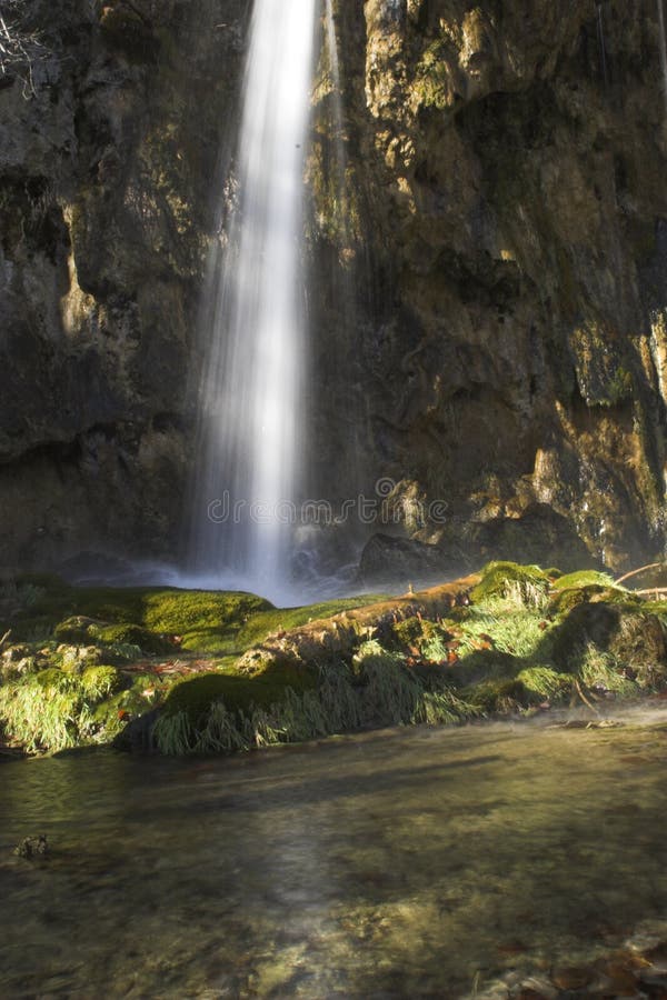 Waterfall in countryside stock photo. Image of nature - 8076002