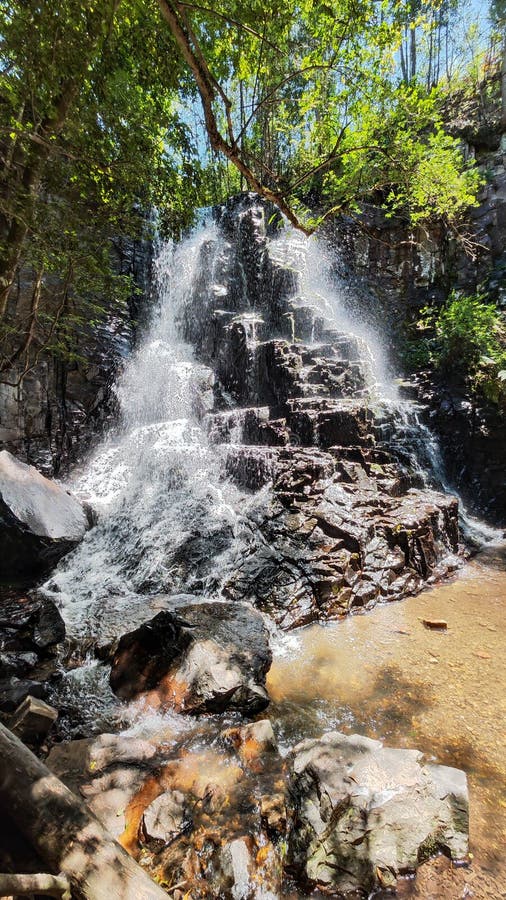 Waterfall on the Countryside of Hogsback, South Africa Stock Photo ...