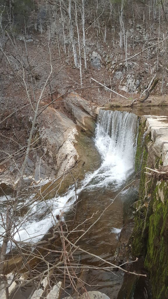 Waterfall stock image. Image of waterfall, crest, flowing - 118656437