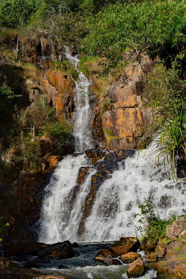 Waterfall in Dalat. stock photo. Image of nature, dalat - 265224032