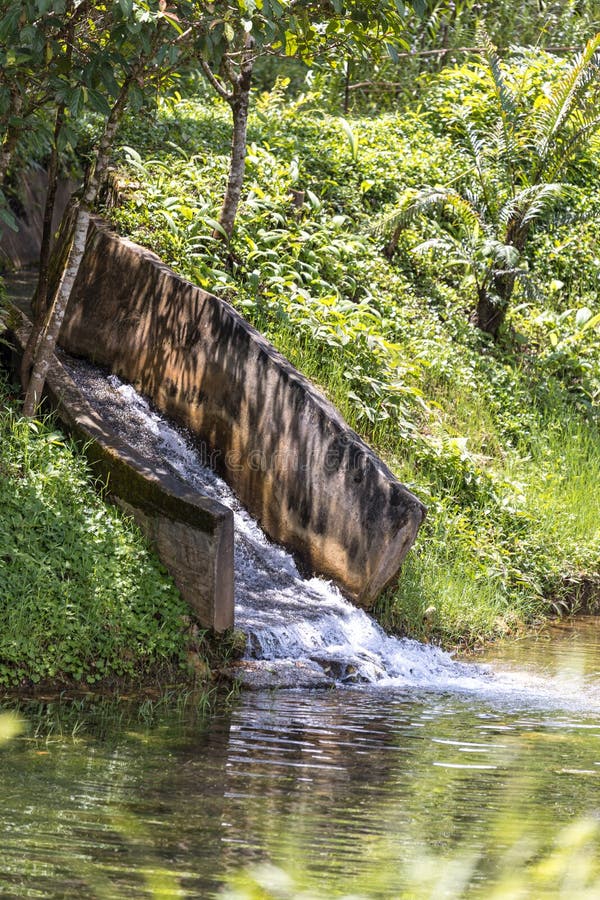 Waterfall stock image. Image of forest, landscape, mountain - 258893629