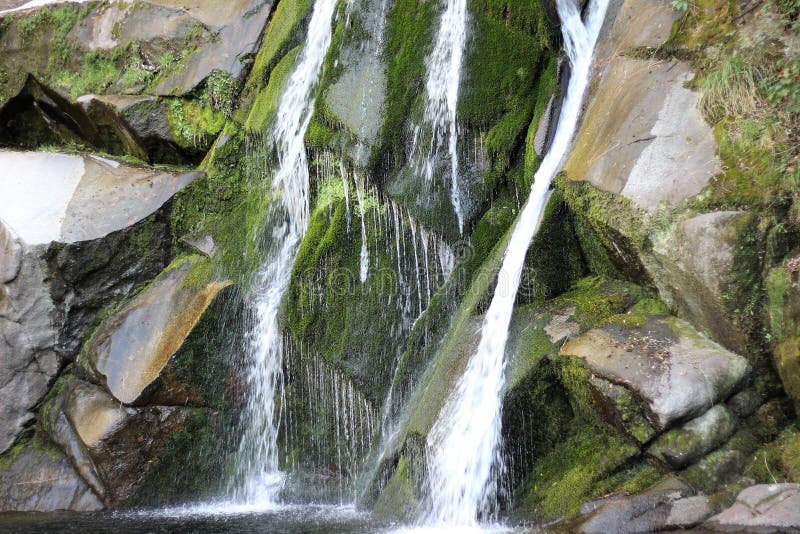 Waterfall details stock photo. Image of landscape, lakes - 97370772