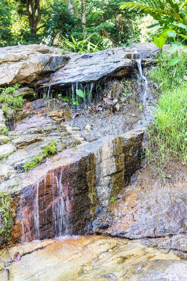 Waterfall in Doi Suthep - Pui , Wat Phalad in Chiangmai Thailand Stock ...