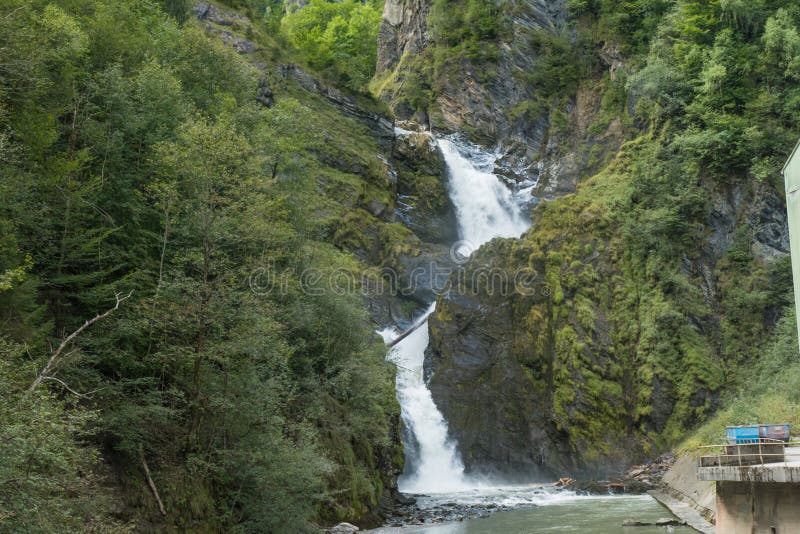 Waterfall and energy stock photo. Image of ecologically - 97979030