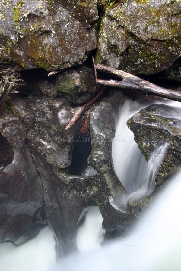 Waterfall Erosion stock photo. Image of dripping, moss - 924782