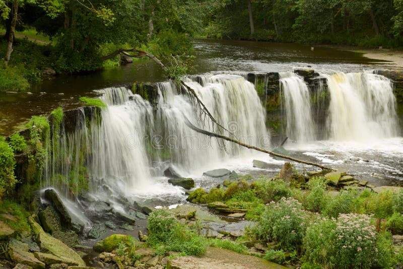 Waterfall in Estonia stock photo. Image of stream, rock - 37979072
