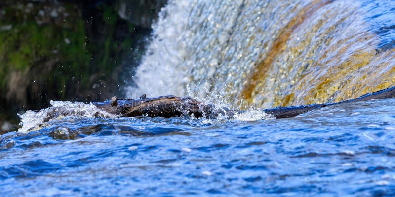 Waterfall in Estonia. Jagala the Highest Natural Cascade in Estonia ...