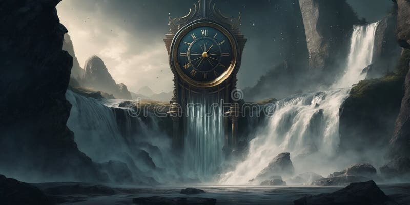 The Waterfall Flows from the Clockface, Chaotic and Rapidly Shifting ...