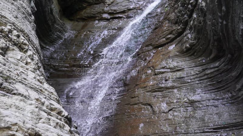Water Flowing or Falling Down Stop Motion in the Waterfall. Stock ...