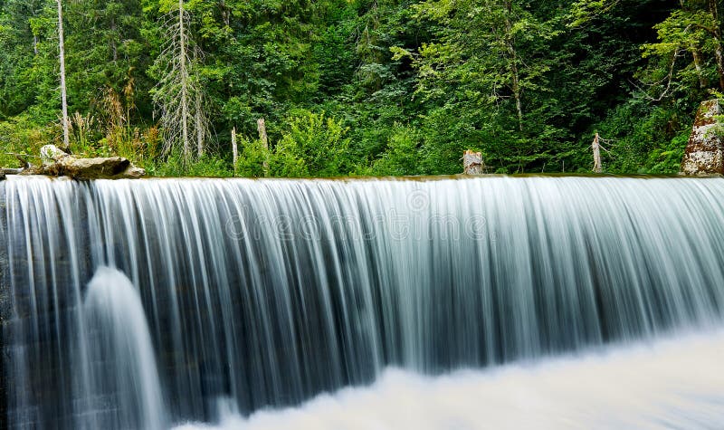 Waterfall stock image. Image of curtain, falls, cascade - 43374295