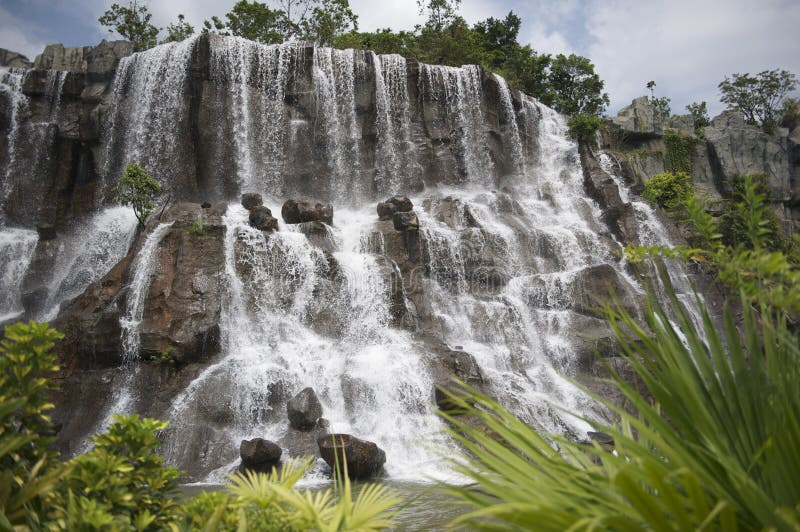 Waterfall Frozen in OCT East Shenzhen Stock Image - Image of cascade ...