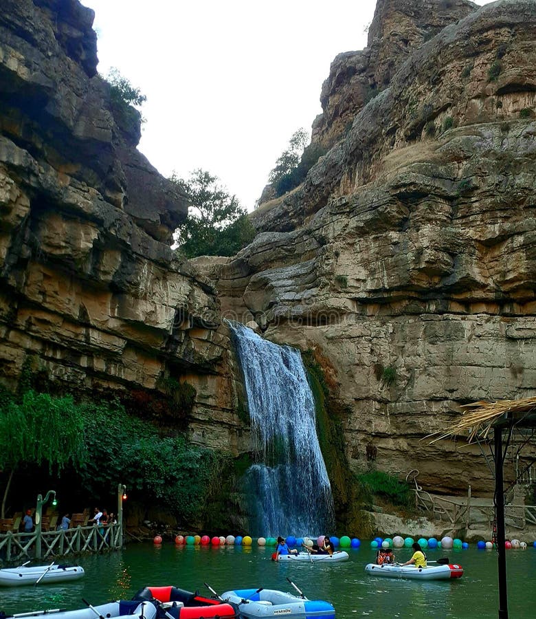 Waterfall editorial stock image. Image of terrain, geology - 268105989