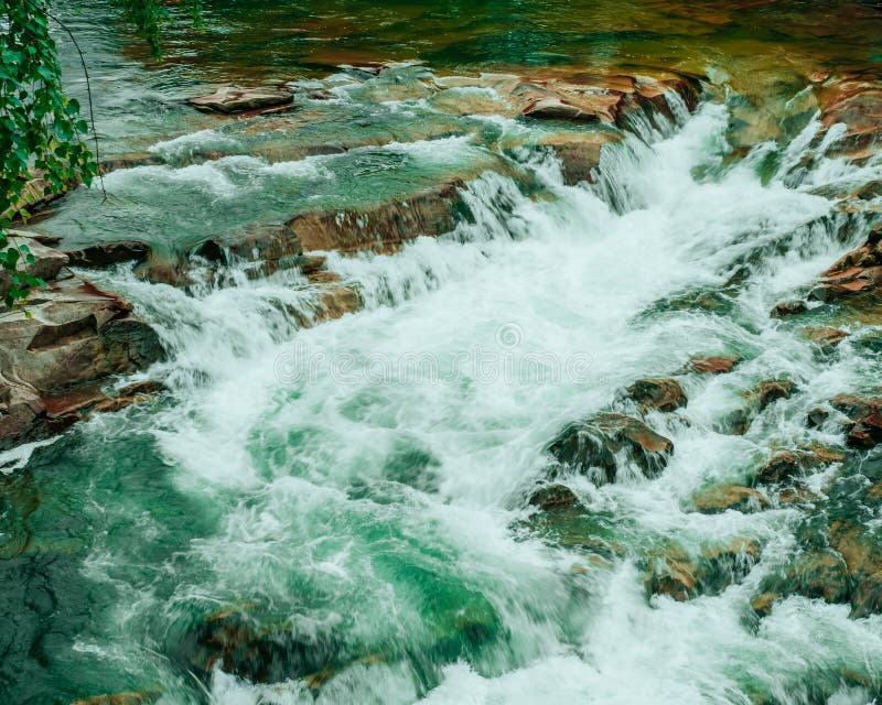 Waterfall Gradient Background Stock Image - Image of fluid, flowing ...