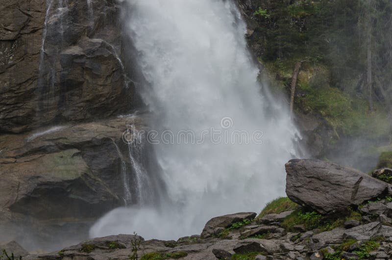 Waterfall with ground stock photo. Image of scenic, outdoor - 83240690