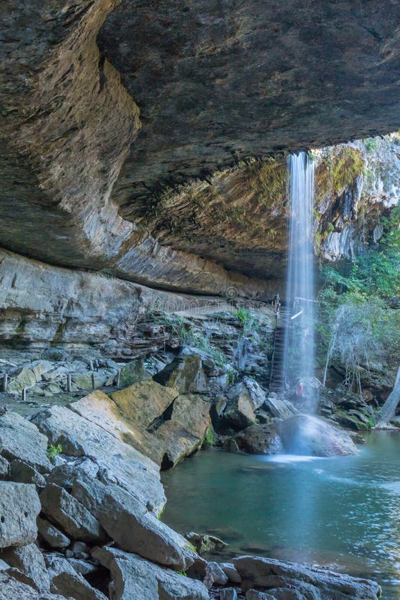 Waterfall at Hamilton Pool stock photo. Image of waterfalls - 79651838