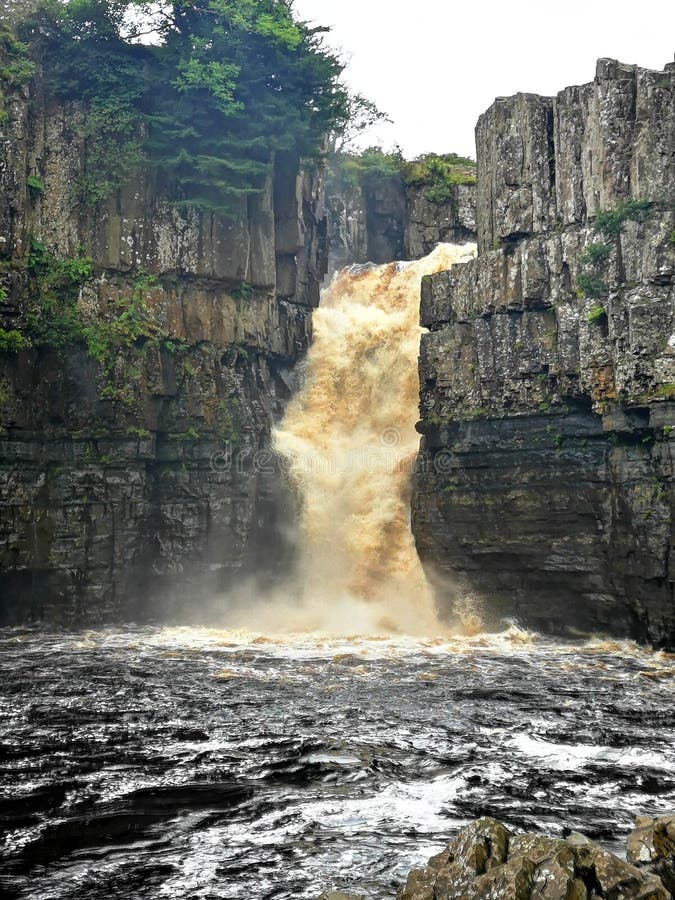 Waterfall high force stock image. Image of fall, high - 158976871