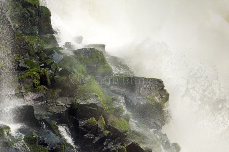 Waterfall Hitting Rock stock image. Image of paradise - 29839505